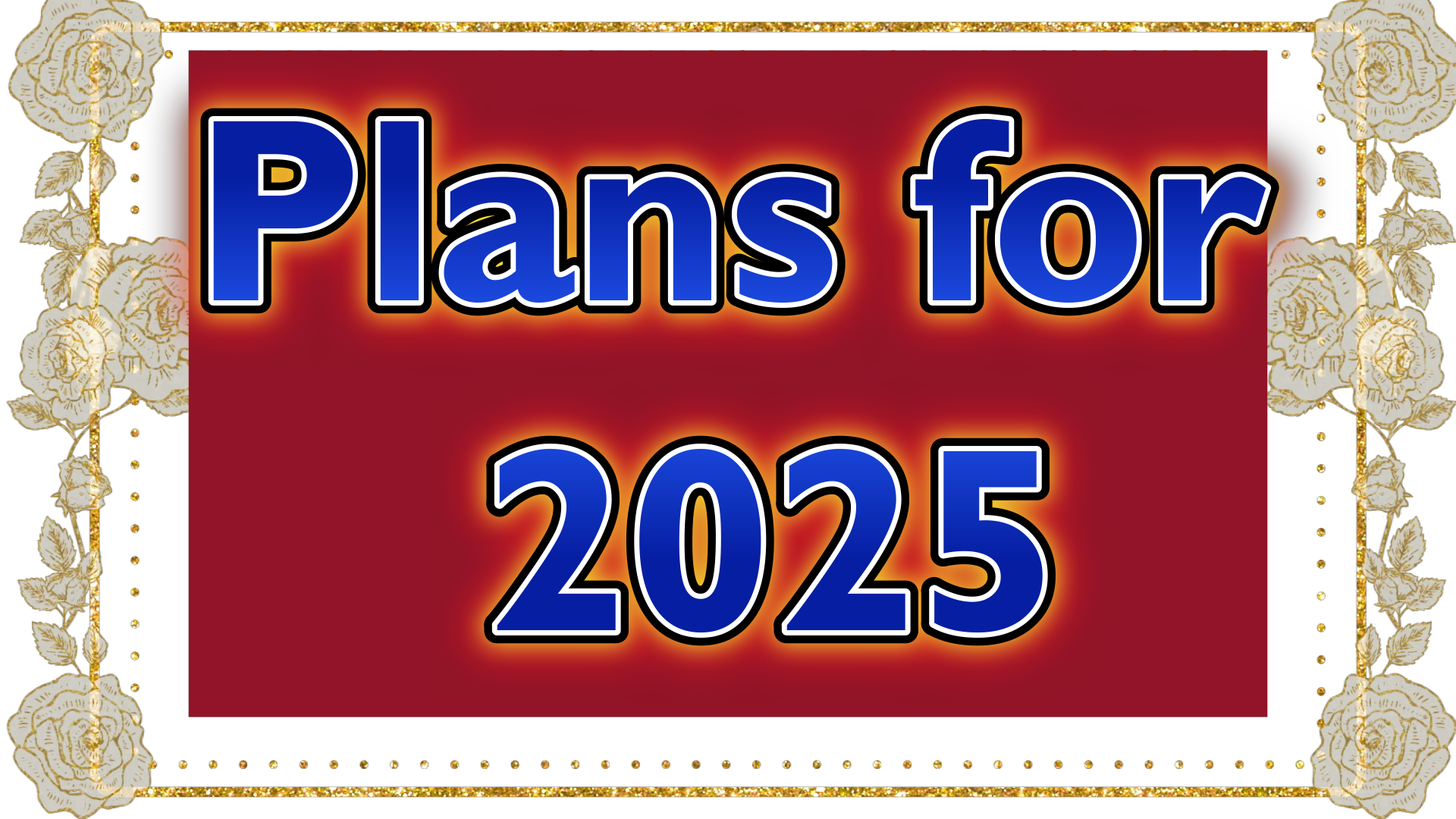 Plans for 2025 | Journey 100 Years (Mark B's Perspective)